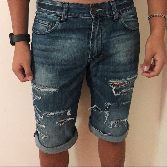 Denim&Co | Shorts | Ripped Short Jeans | Poshmark